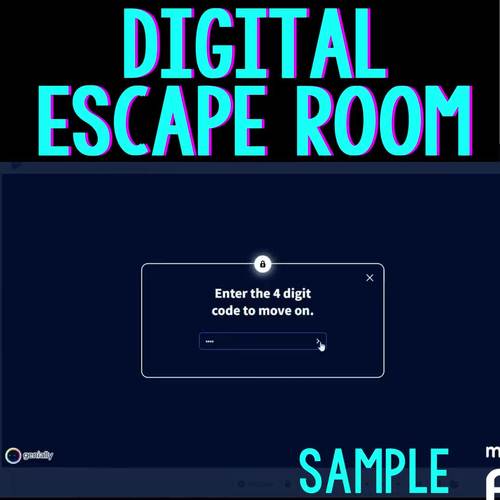 Skeletal System Interactive DIGITAL Escape Room Reading and Puzzles