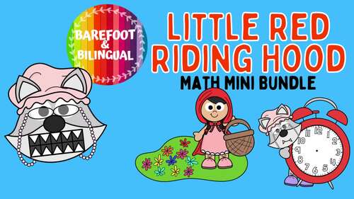 Little Red Riding Hood Math Clipart Bundle | TPT