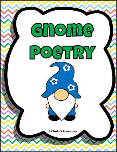 Gnome Poetry by Cindy's Treasures | TPT