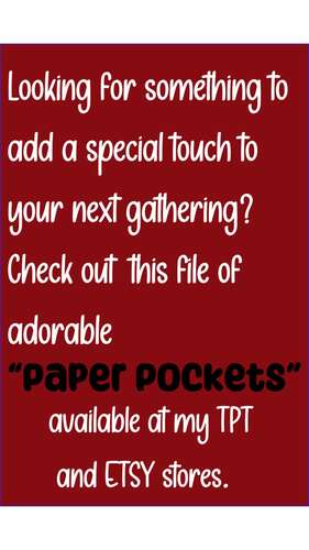 Paper Pockets 4th of July Summer Father's Day Beach Fishing Football ...