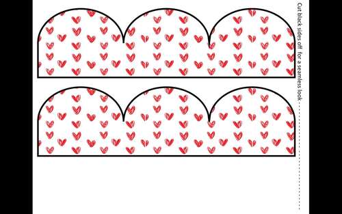 Valentine's Day Bulletin Board Borders by MissTeeTeaches | TPT
