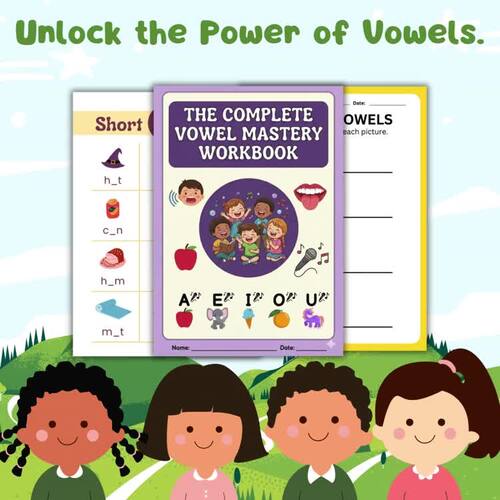 The Complete Vowel Mastery Workbook: Letter Sounds & CVC Practice