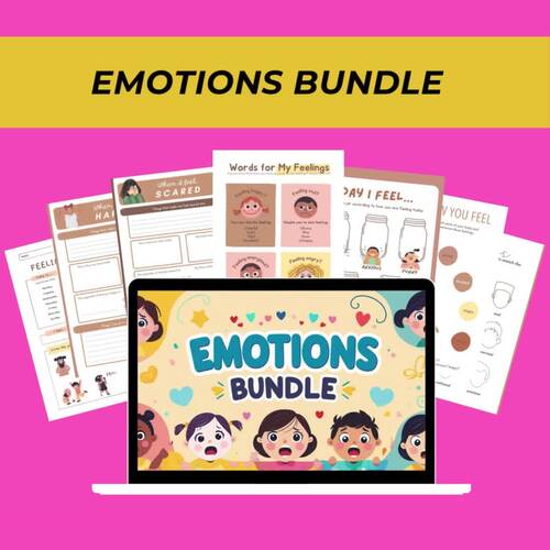 Emotions and Feelings Worksheets | SEL Printables for Preschool to Grade 2