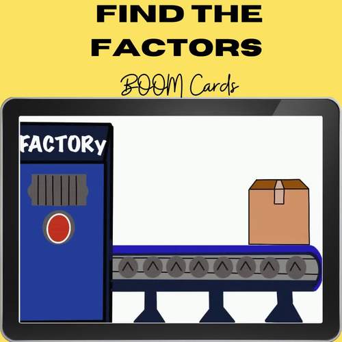 Find the Factors BOOM Cards by Hands on Learning LLC | TpT