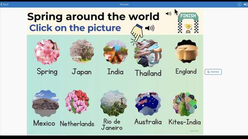 Spring Around the World | Reading Comprehension for Teens | interactive ...
