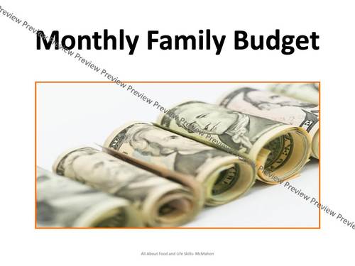 Family Budget Activity- What Does It Cost to Live? | TpT