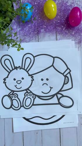 Easter Writing Class Activity | Bulletin Board Hallway Display | Craft