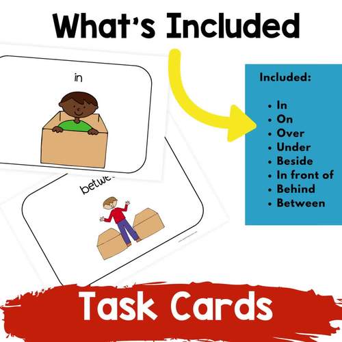 Prepositions: Position Question Cards by Autism Classroom | TPT