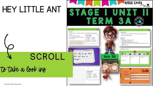 PERSUASION- English Stage 1 Unit 11- component B (YEAR A) HELLO, LITTLE ANT