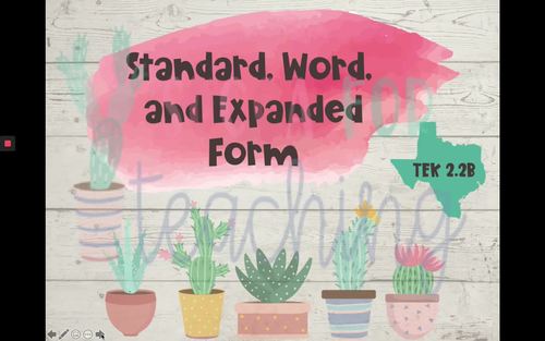 2nd Grade Math TEK Digital and Paper Task Cards **GROWING BUNDLE**