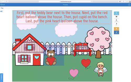 Following Directions Activity: Valentine's Day Boom™ Cards (4- Step ...