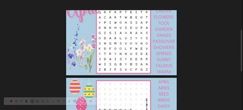 April Word Search Puzzle for All Ages! - Printable Color PDF | TPT
