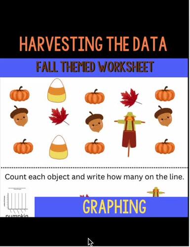 Harvest the Data: Graphing with Fall Fun! by Danielle's Teaching Treasures