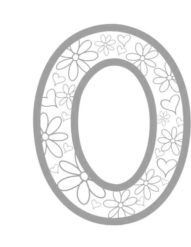 Mothers Day Coloring Activity-Letters with Floral and Hearts-Mothers ...