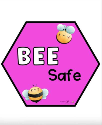 Bee Classroom Values & Expectations Posters by They Call Me Queen B