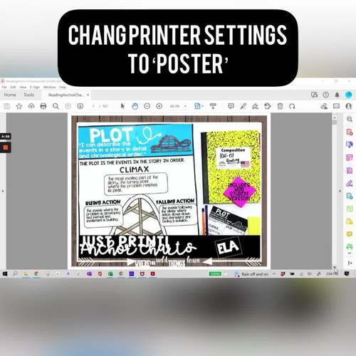 Reading and Literacy Anchor Charts - GROWING BUNDLE by Amelia Capotosta