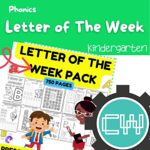 Preschool and Kindergarten: Letter of the Week Pack by Creative Worksheets