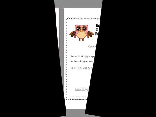 Build an Owl 28 Read and Roll R Blend Words Cut and Glue Craft | TPT