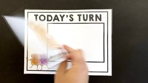 Partner Turn Taking Sign by It Is Elementary My Dear with Michele