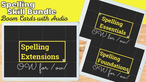 OW Orton Gillingham Boom Cards - Spelling Skills Games & Activities Bundle