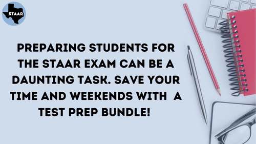 State Test Prep STAAR Reading Passages Boot Camp Writing Prompts ...