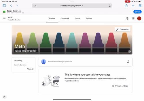 Bold Rainbow Crayons ANIMATED Google Classroom Header Banner GIF