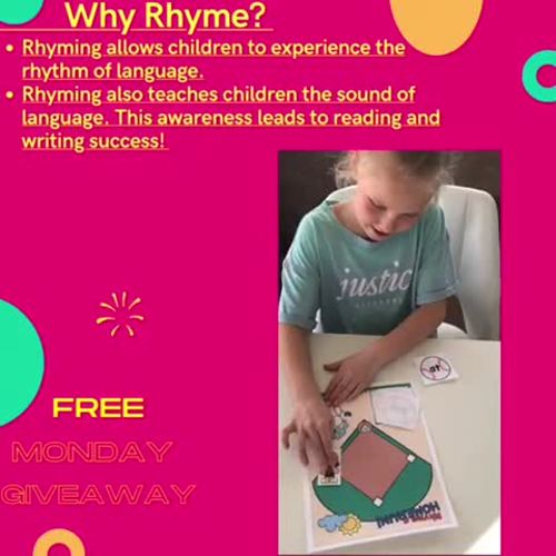 Phonological Awareness- Concept of Spoken Word, Rhyme Production ...