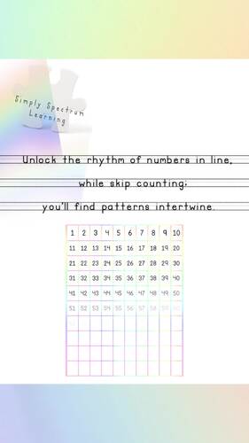 MATH: Skip Counting by: 2s, 5s, 10s, 20s, 25s, 50s, ASD, ADHD, Homeschool!