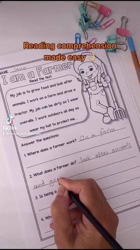 Morning work community workers thematic unit worksheets - reading ...