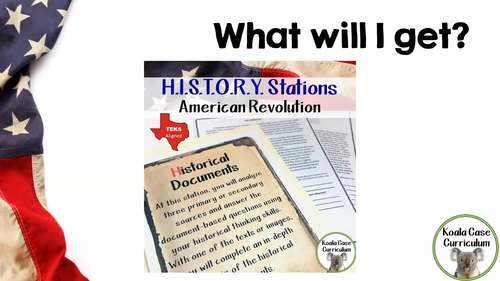 American Revolution Activity Bundle by Koala Case Curriculum | TpT