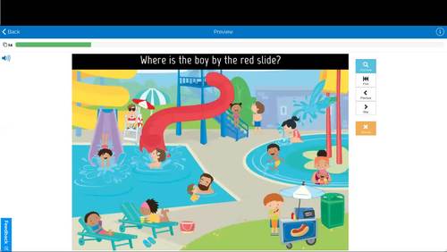 Summer Scavenger Hunt and WH Question Scene Boom Cards™ | TPT