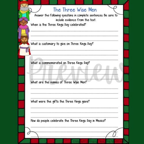 Mexican Holidays: Three Kings Day – Reading Comprehension Passage