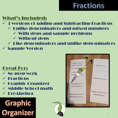 Adding and Subtracting Fractions Interactive Notebook | TPT