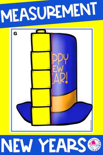 Happy New Years 2025 Activities NonStandard Measurement Measuring Length