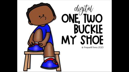 One, Two Buckle My Shoe DIGITAL NURSERY RHYME and ACTIVITIES | TPT
