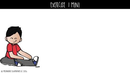 Exercise clip art 1, yoga, weights Mini by Melonheadz Clipart | TPT