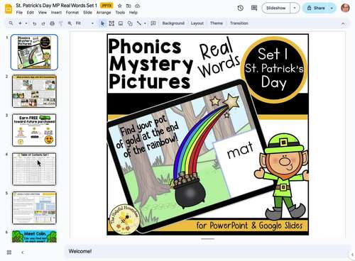 UFLI aligned St. Patrick's Day Phonics Mystery Pictures - Real Words Set 1