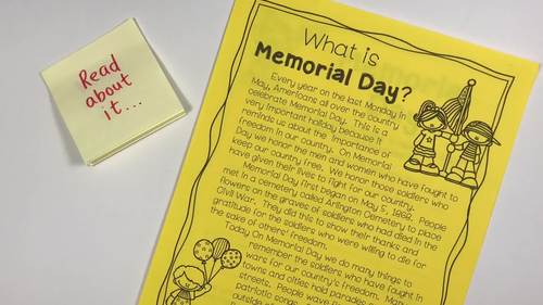 Memorial Day Activities | Printable & Digital | Distance Learning