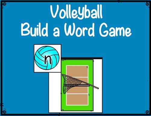First Grade Volleyball Themed Literacy & Math Centers & Activities