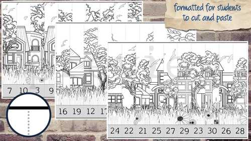 COUNTING TO 30 Number Sequencing Puzzle Strips Printable Activity