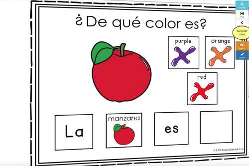 Conceptos Básicos: Colores: An Adaptive and Interactive Book in Spanish