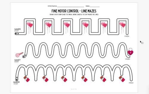 Valentines Day Occupational Therapy: Fine Motor Skills Activities for ...