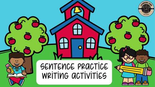 Writing Sentences Activities No Prep PreK Kindergarten First TK UTK ...