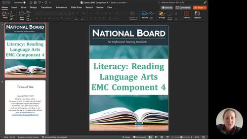 Literacy-Language Arts EMC Component 4 Study Guide | TPT