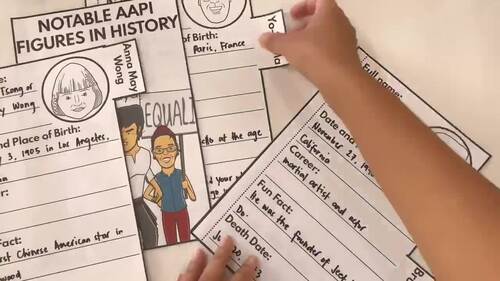 Asian Pacific American Heritage Month Reading Comprehension Passages set 1