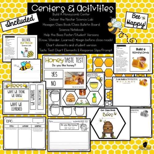 Bits About Bees for Little Learners: Close Reading, Writing, Science ...