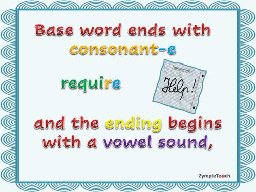 Spelling rule silent "e" Power Point by ZympleTeach | TPT