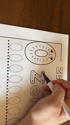 Kindergarten Numbers 0-10 Coloring Book Tracing Practice No Prep