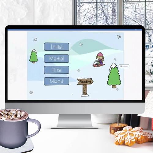 S Sound Articulation Game | Winter-Themed BOOM Cards for Speech Therapy