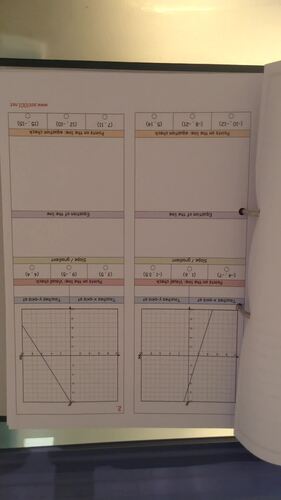 Graphing the equation of a line - review handout and worksheet by MathNoHow
